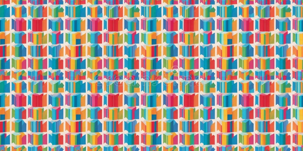 Seamless Patterns Book Rainbow Themed Repeating Patterns Design Fabric ...