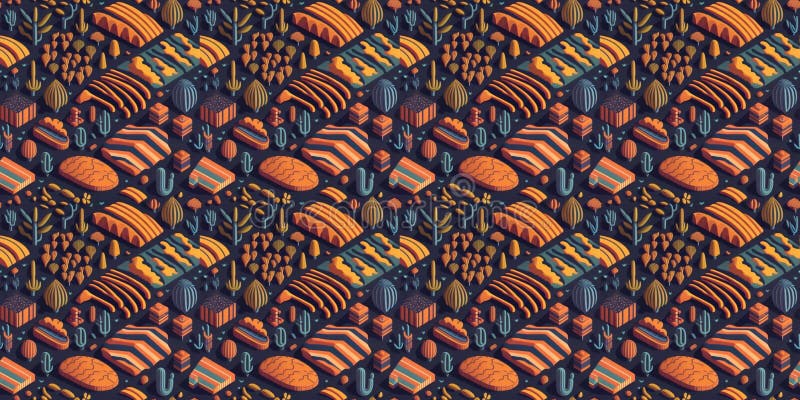 Seamless Patterns Desert Pretty Design Repeating Patterns Design ...