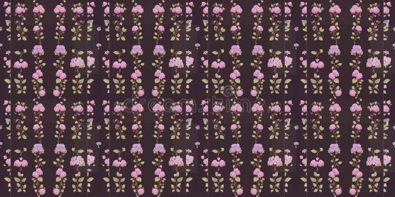 Seamless Patterns Step Repeating Patterns Design Hydrangea Flat ...