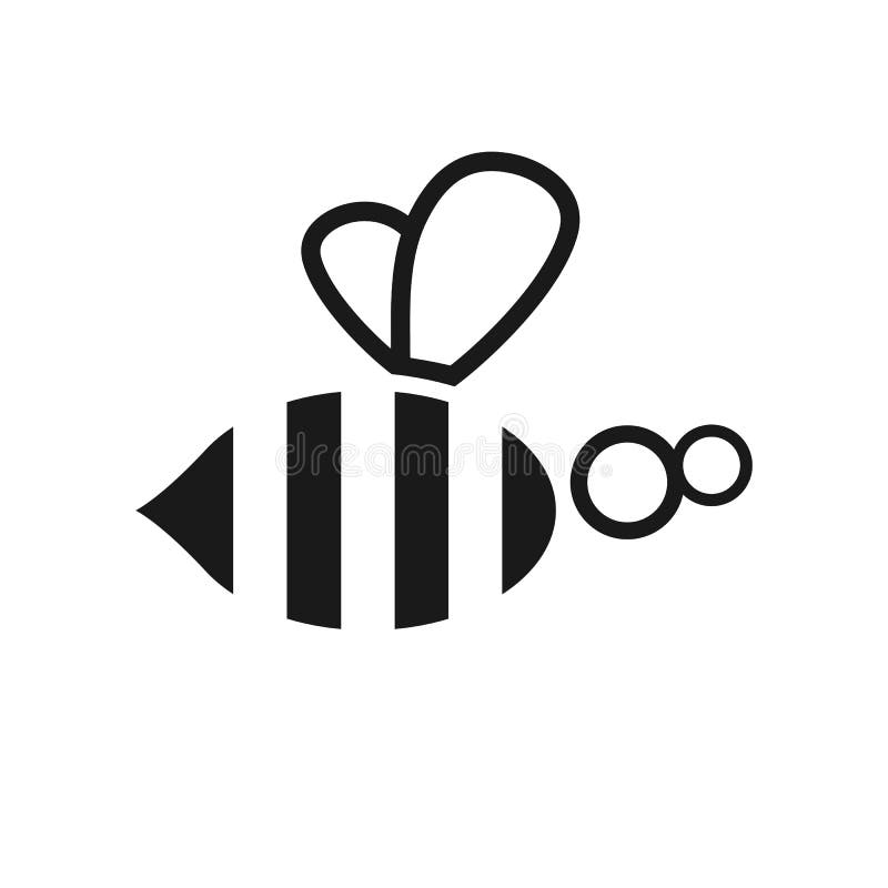 Abstract bee illustration stock illustration. Illustration of graphic ...
