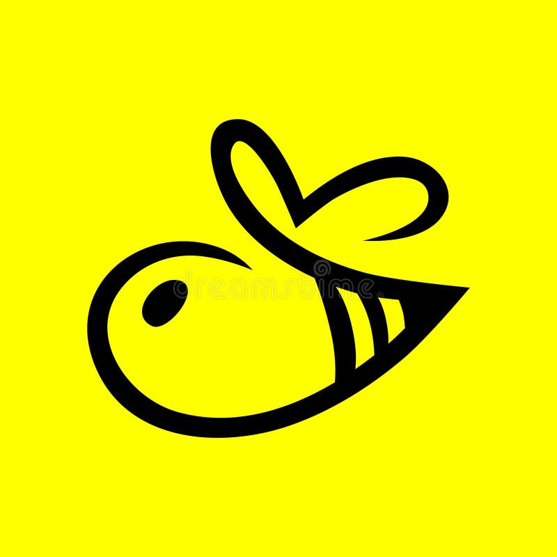 Yellow Bee Logo Stock Illustrations – 14,098 Yellow Bee Logo Stock ...