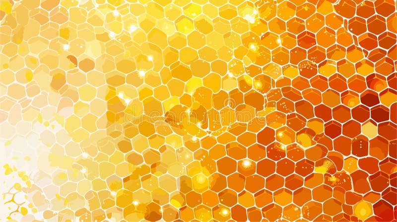 Abstract Beehive Flat Style Background for Professional Projects Stock ...