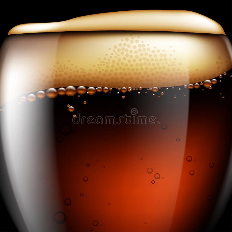 Abstract Beer Background. Highly Realistic Illustration with the Stock ...