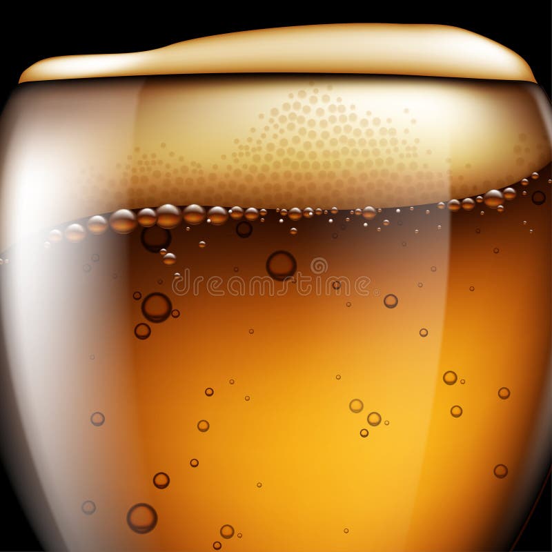 Abstract Beer Background. Highly Realistic Illustration with the Stock ...