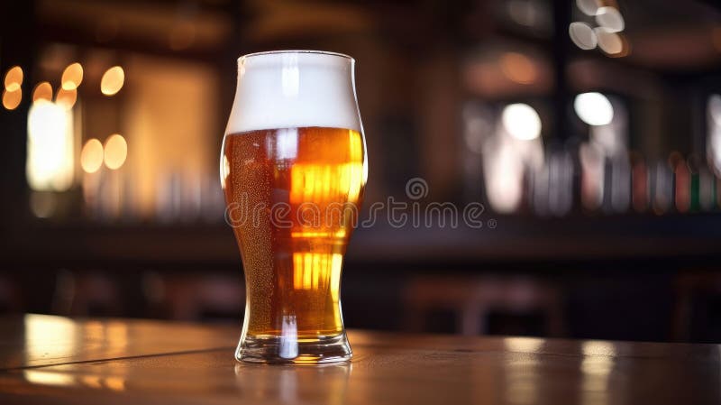 Abstract Beer Background. Illustration AI Generative Stock Illustration ...