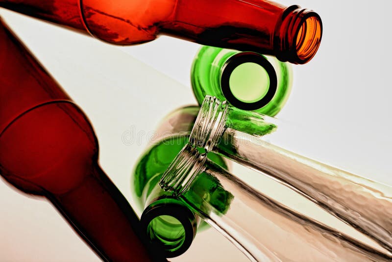 Abstract Beer Bottle Background Design Stock Image - Image of metal ...