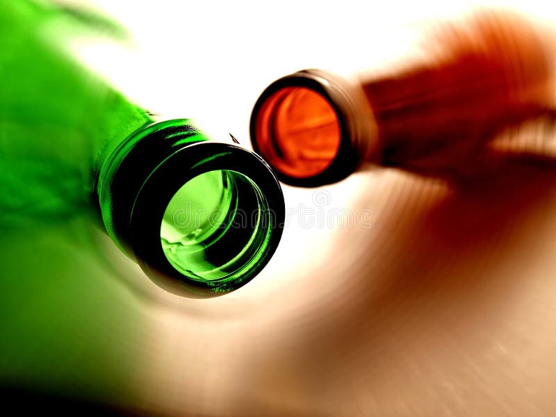 Abstract Beer Bottle Background Stock Photo - Image of draped, metal ...