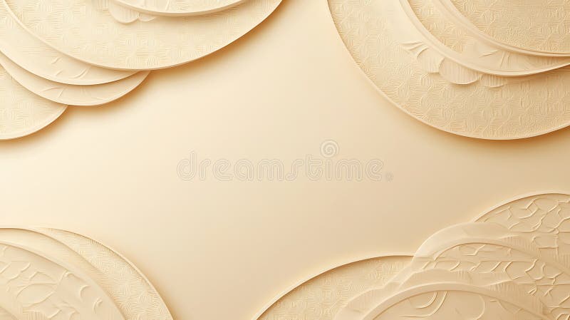 Abstract Beige Background Intricate Circular Designs Stock Photos ...