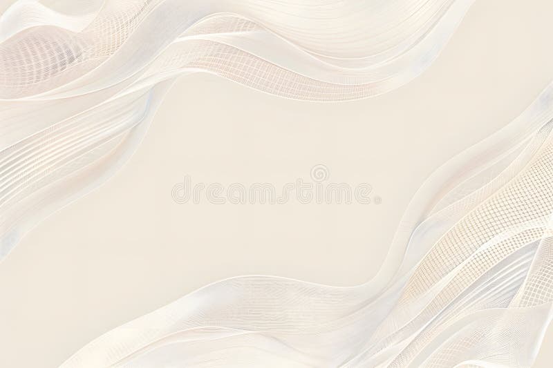 Abstract Beige Background with White Mesh Pattern Stock Illustration ...