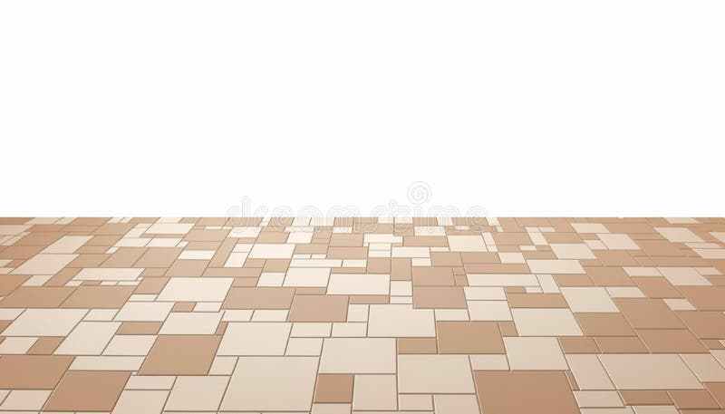 Abstract Beige and Brown Tile Floor Texture Seamless Pattern Background ...