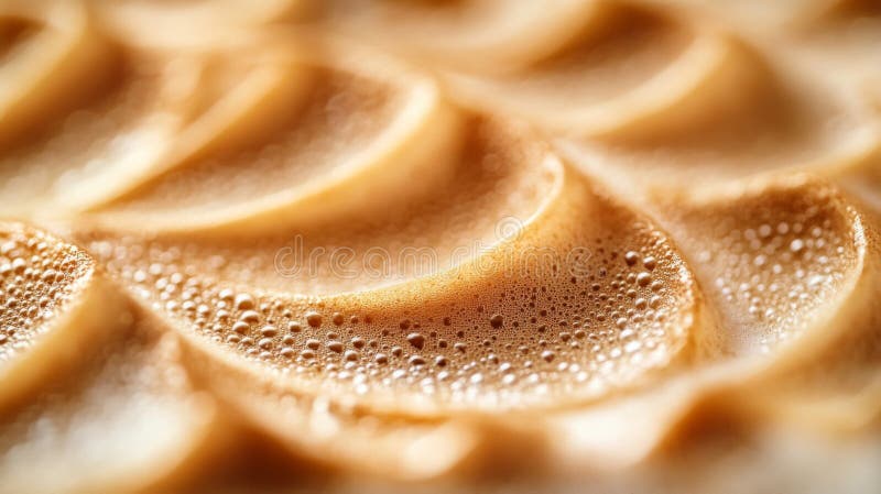 Abstract Beige Bubbles Surface Texture with Smooth and Wavy Patterns ...