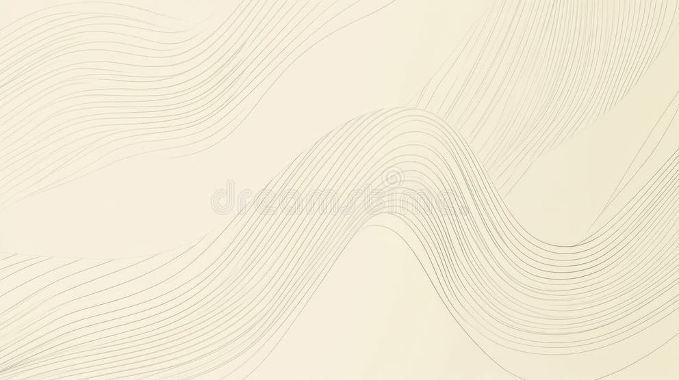 Abstract Beige Cream Dotted Wave Background Stock Illustration ...