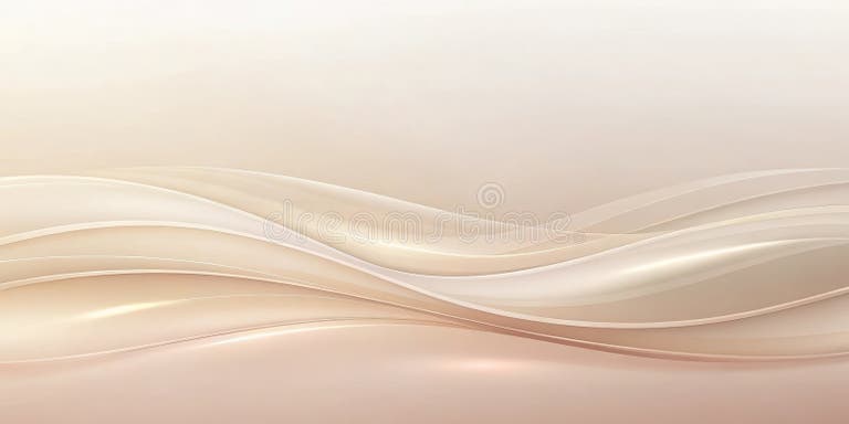 Abstract Beige and Cream Wave Background Design for Presentation ...
