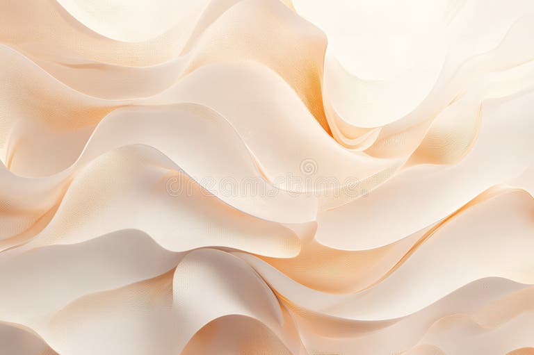 Abstract Beige and Cream Wave Pattern Background Texture Design Stock ...