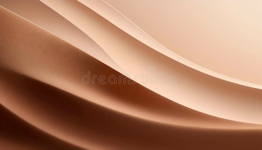 Abstract Beige Curves and Textures on Minimalist Gradient Background ...