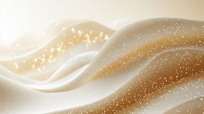 Abstract Beige and Gold Waves Background Texture Stock Illustration ...