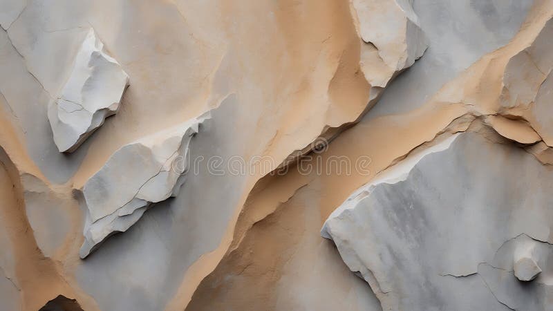 Abstract Beige and Gray Rock Formation Texture Background Stock Image ...