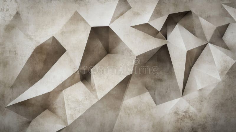 Abstract Beige and Grey Polygonal Stone Texture Background Stock ...