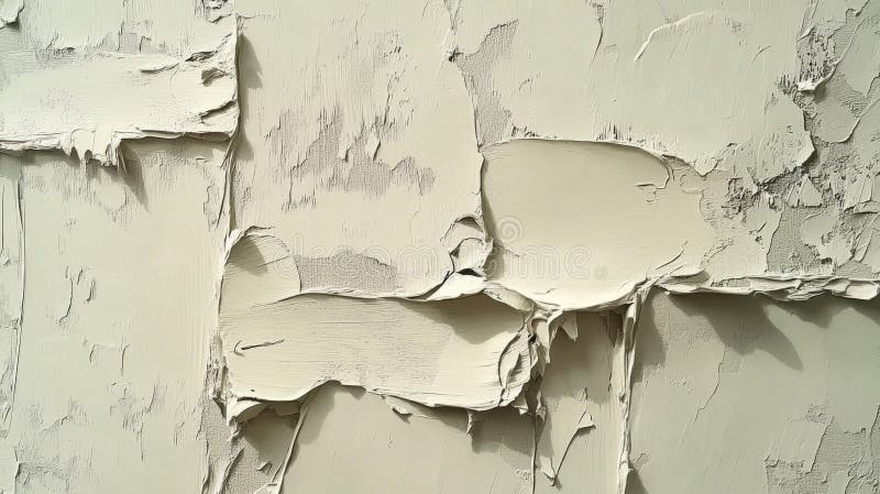 Abstract Beige Impasto Painting Texture Stock Illustration ...