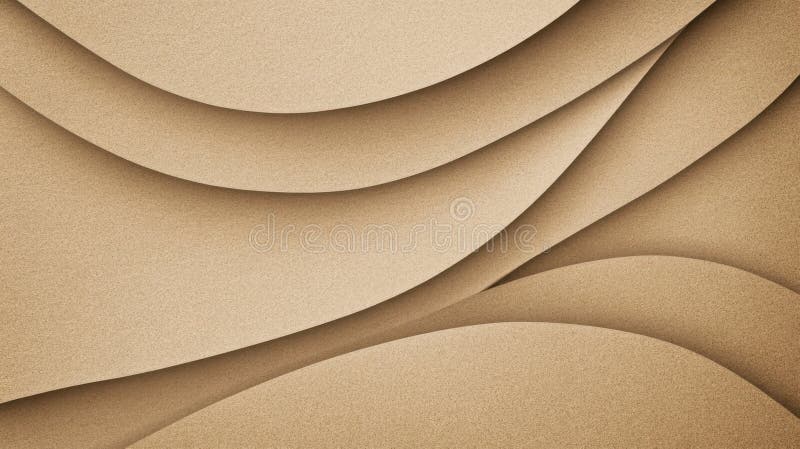 Abstract Beige Paper Waves Texture Background Stock Photo - Image of ...