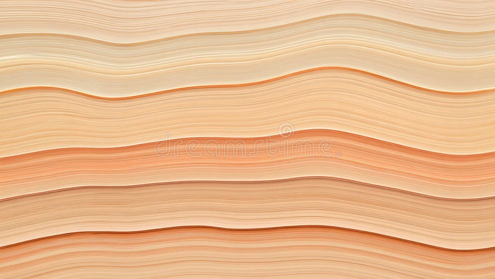 Abstract Beige and Peach Wave Pattern Seamless Texture Backgroun Stock ...
