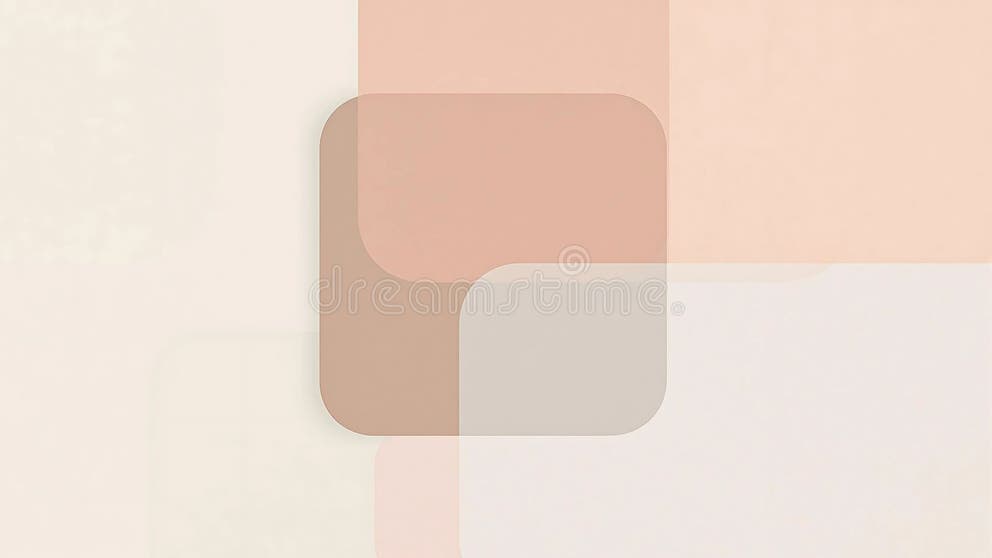 Abstract Beige Squares in Soft Beige, Light Peach, and Gray Tones ...
