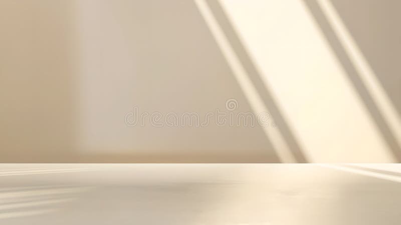 Abstract Beige Studio Background for Product Presentation. Empty Room ...