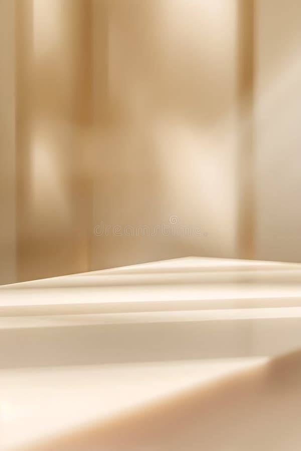 Abstract Beige Studio Background for Product Presentation. Empty Room ...