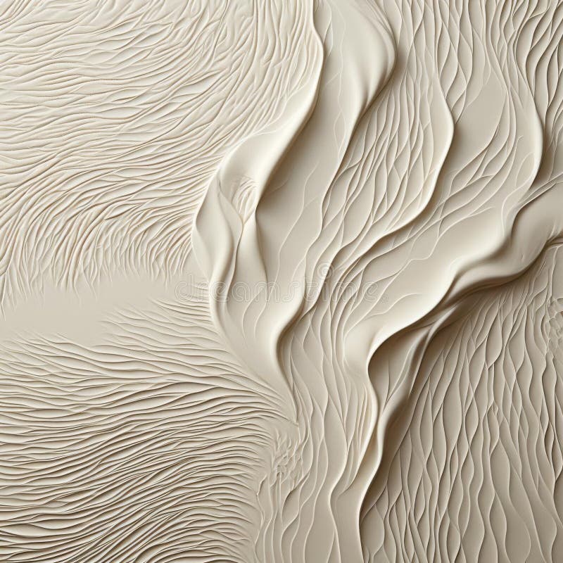 Abstract Beige Texture Background with Creamy Waves Stock Illustration ...