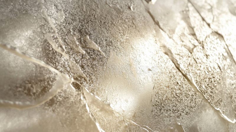Abstract Beige Texture with Ice Crystal Formations Stock Illustration ...