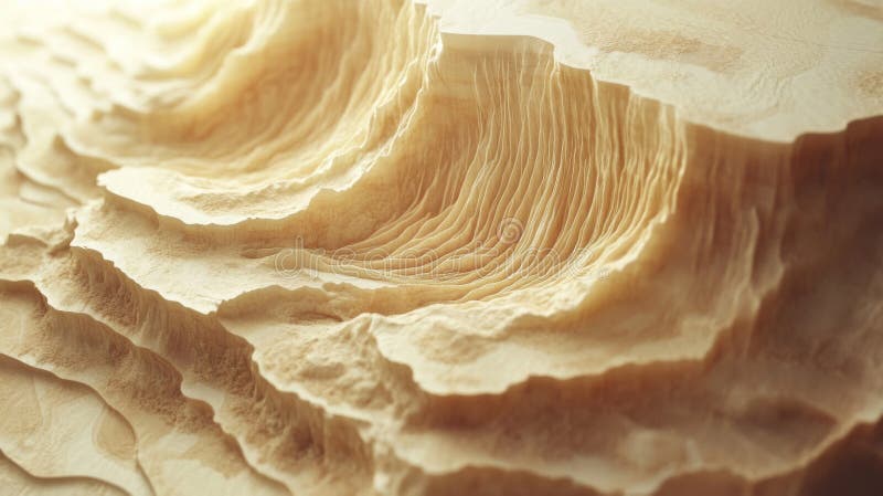 Abstract Beige Textured Landscape Formation Stock Illustration ...