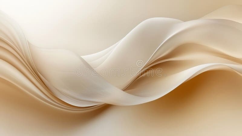 Abstract Beige Wave Abstract Background Design Stock Illustration ...