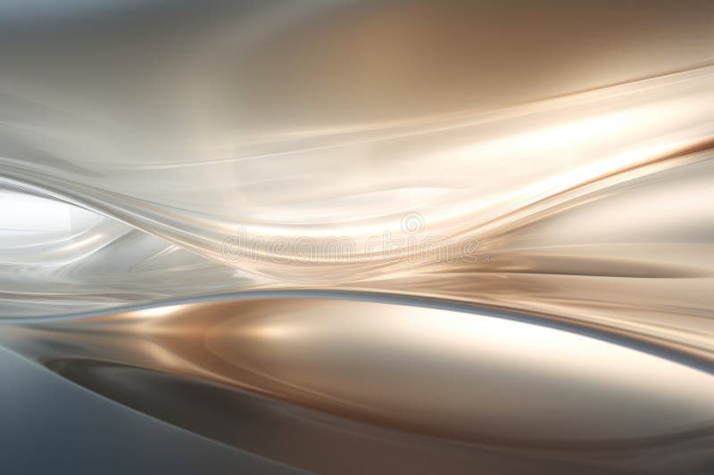 Abstract Beige Wave Background. Illustration AI Generative Stock ...