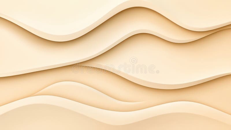 Abstract Beige Wave Background Stock Illustration - Illustration of ...