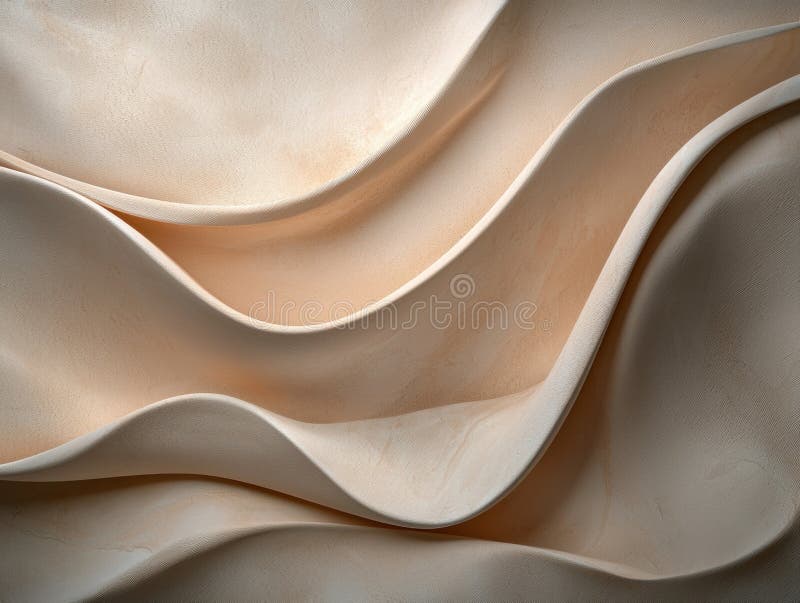 Abstract Beige Wave Background Texture Stock Illustration ...