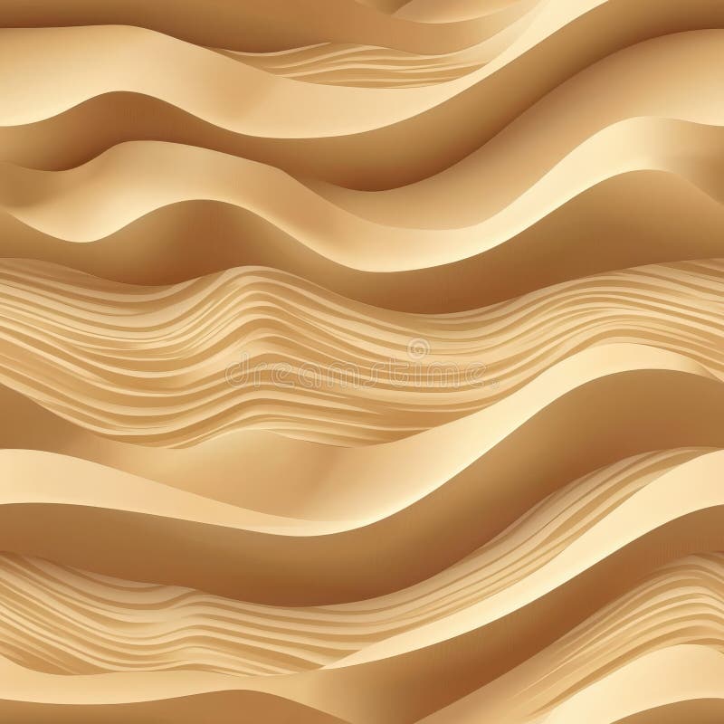 Abstract Beige Wave Background Texture Stock Illustration ...
