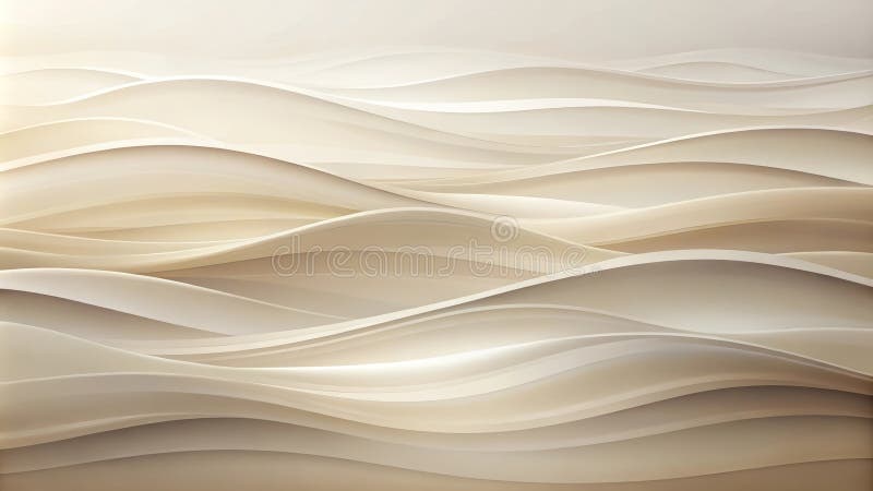 Abstract Beige Wave Pattern Background Design for Modern Presentations ...