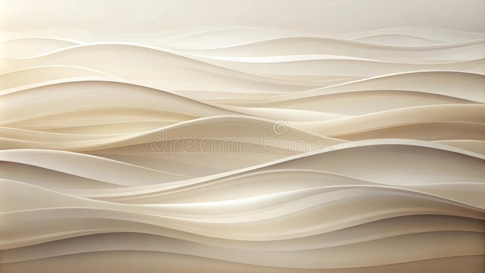 Abstract Beige Wave Pattern Background Design for Modern Presentations ...