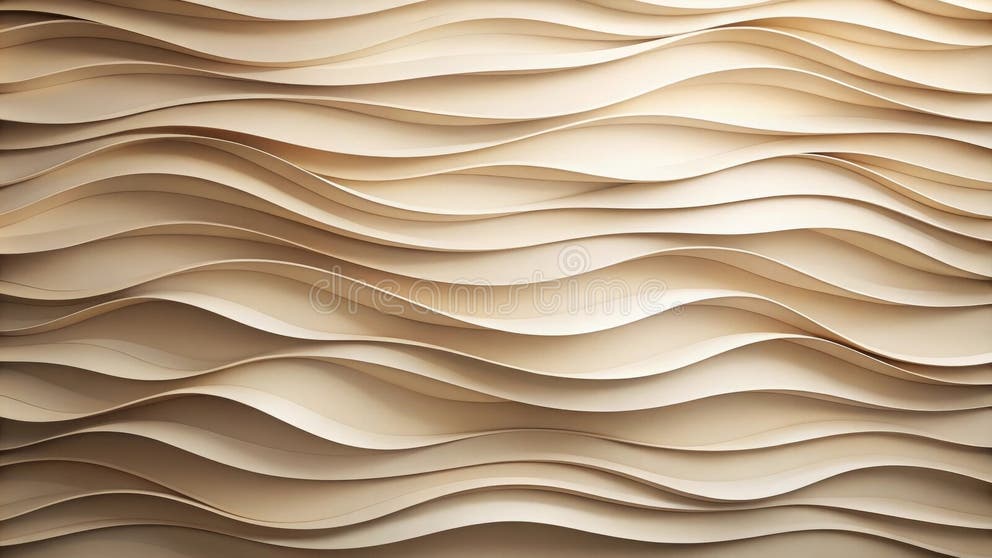 Abstract Beige Wave Pattern Background Texture for Design. Generative ...