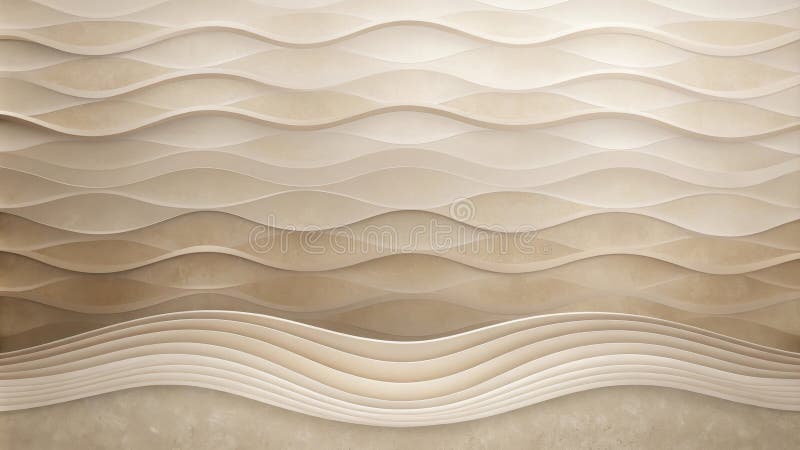 Abstract Beige Wave Pattern Background Texture for Design. Generative ...