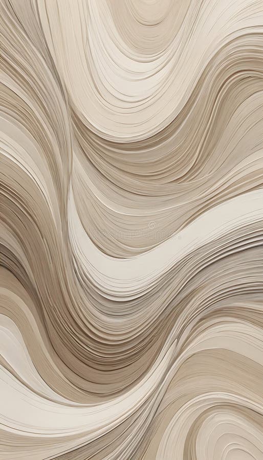 Abstract Beige Wave Pattern Background Texture Stock Illustration ...