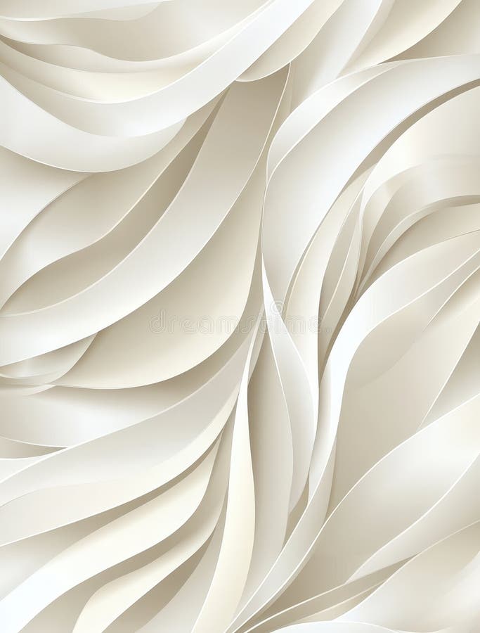 Abstract Beige Wave Pattern Stock Illustration - Illustration of creamy ...