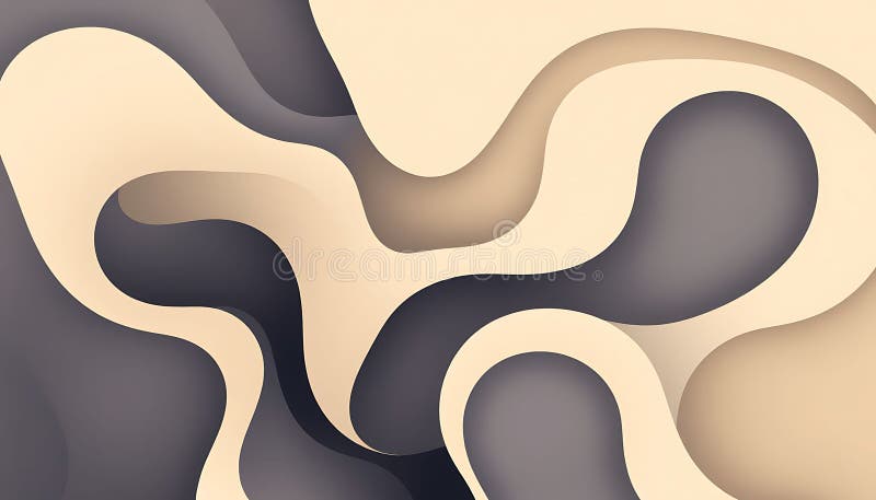 Abstract Beige Wave Pattern, Smooth Texture for Modern Design ...