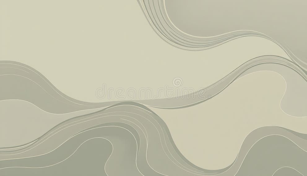 Abstract Beige Wave Pattern, Subtle Background Texture. Stock Photo ...
