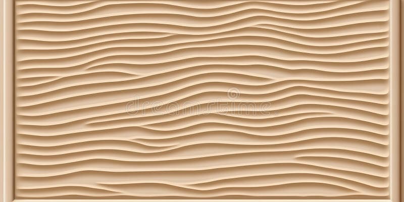 Abstract Beige Wave Pattern Texture Background Seamless Sand Dune ...