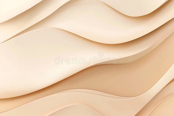 Abstract Beige Wavy Background Stock Illustration - Illustration of ...