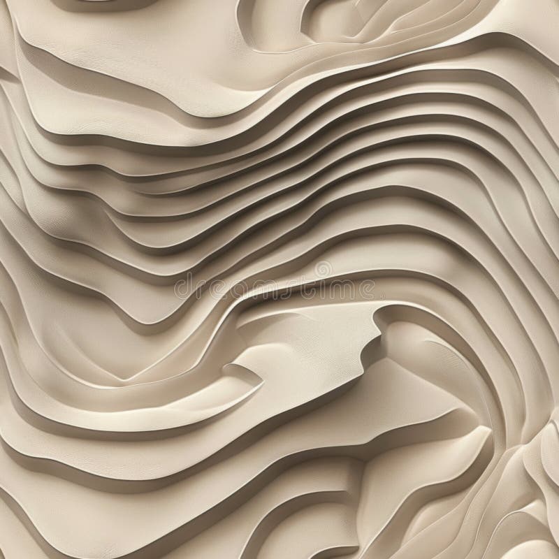 Abstract Beige Wavy Sand Dunes Texture Background Stock Image - Image ...