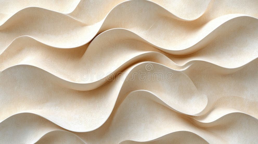 Abstract Beige Wavy Textured Surface Background, Suitable for Design ...