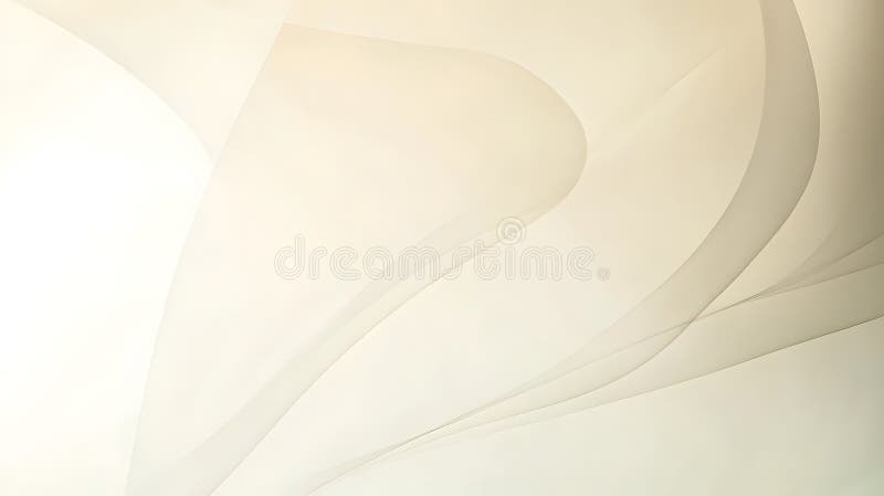 Abstract Beige and White Curved Lines Background Stock Illustration ...