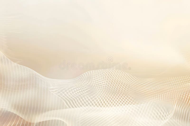 Abstract Beige & White Gradient Background with Lines & Mesh Grid ...